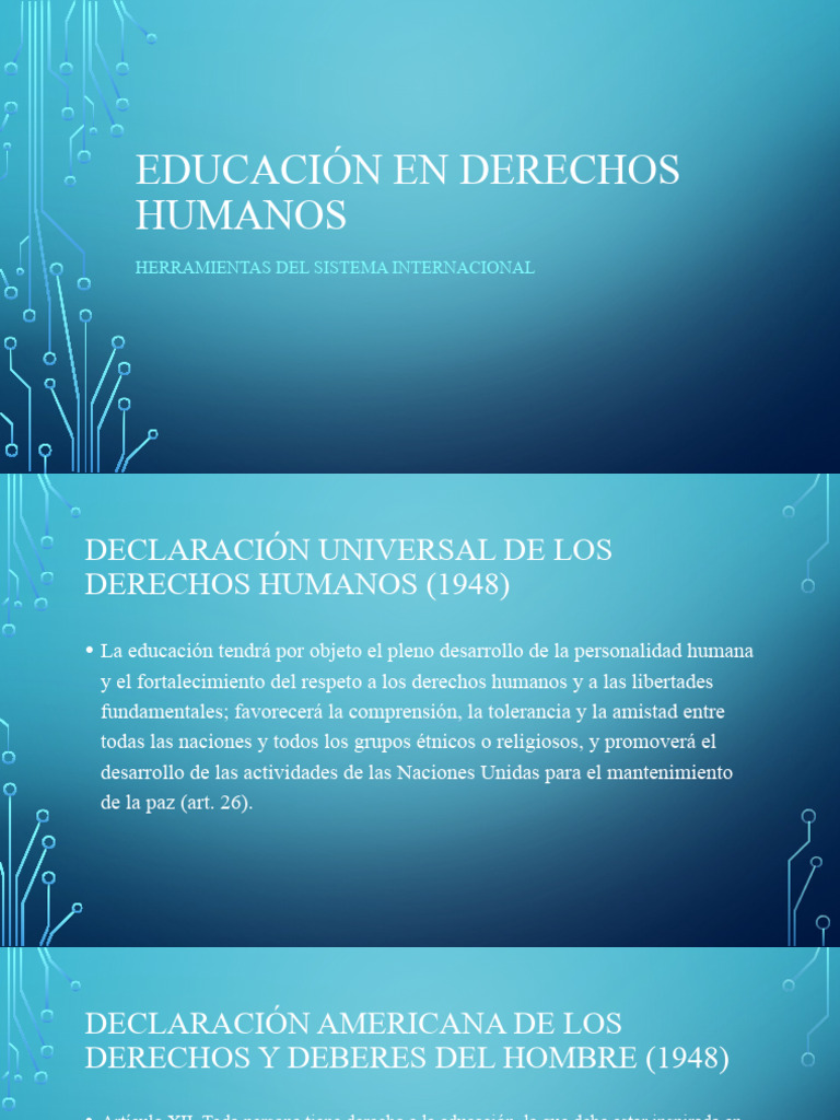 Herramientas Internacionales de EDH | PDF | Derechos humanos | Naciones Unidas