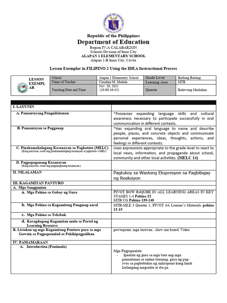 Le - Mtb.week3q2 (Melc 14) | PDF