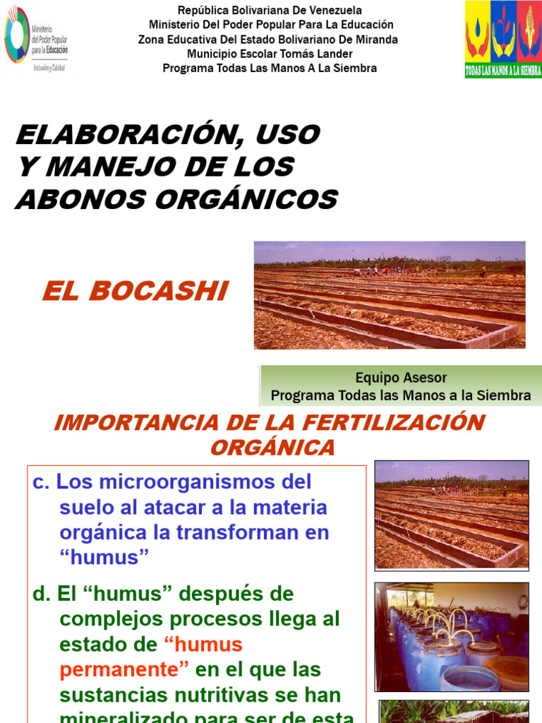 Bocashi | PDF | Fertilizante | Compost