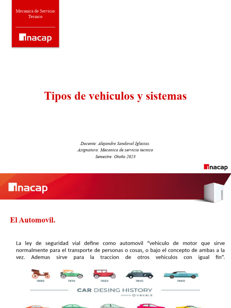 Estructura y Clasificación de Automóviles | PDF | Vehículo de motor | Vehículos