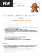 Secuencia Didáctica Hombrecito de Jengibre | PDF