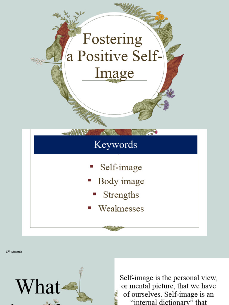 G11-HEALTH-Promoting Positive Self Esteem and Body Image | PDF | Body ...