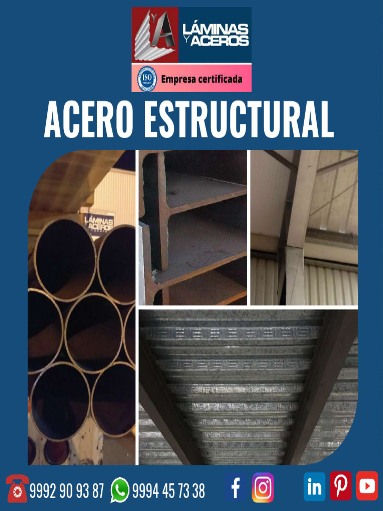 Laminas y Aceros - Acero Estructural | PDF | Acero estructural | Acero