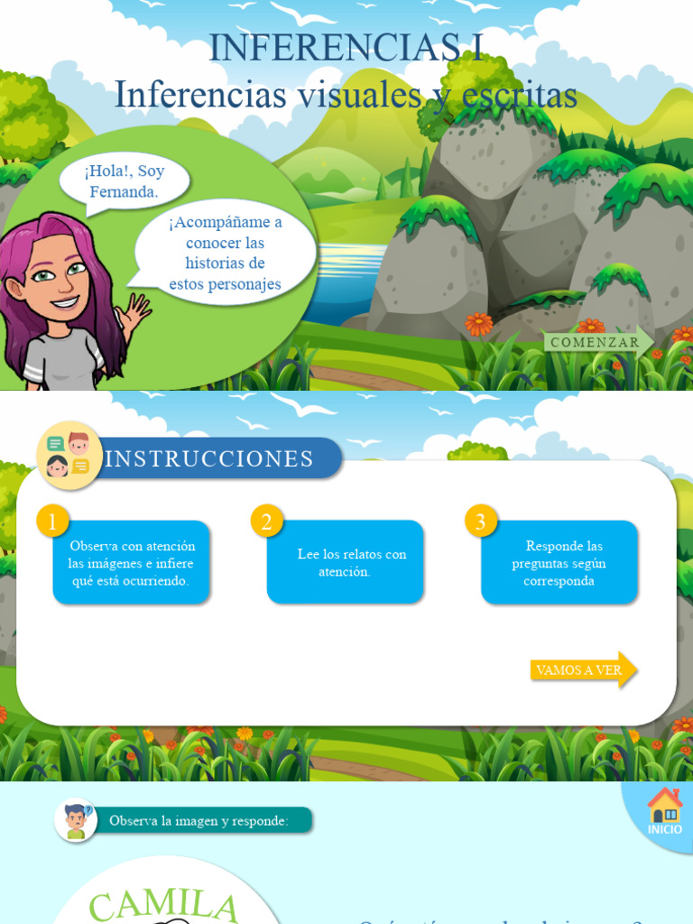 Inferencias I - Visuales y Escritas | PDF