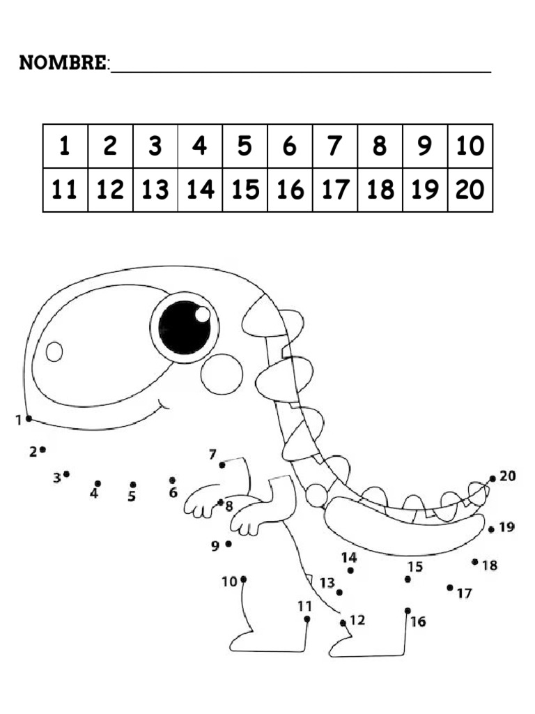 Dibujos unir puntos | PDF