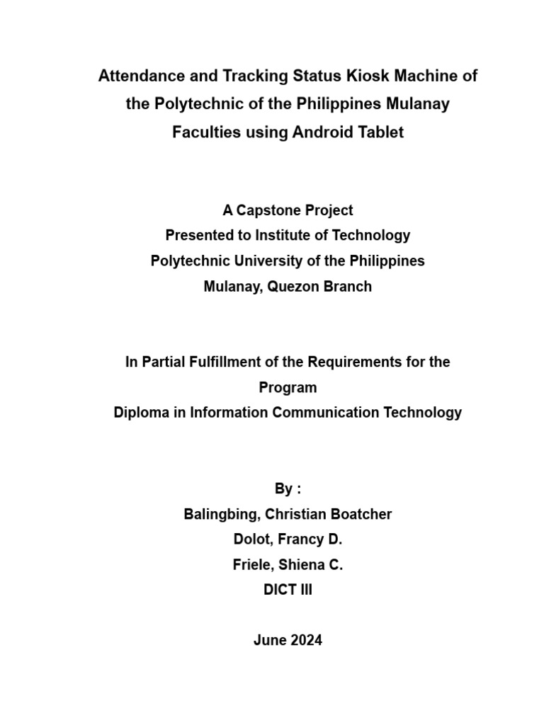 Chapter I Introduction | PDF | Android (Operating System) | Tablet Computer