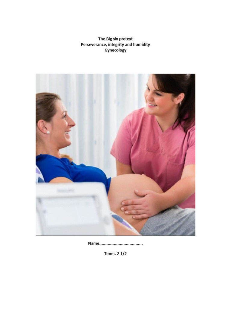 Gynecology Case Study Questions and Answers | PDF | Miscarriage | Pregnancy