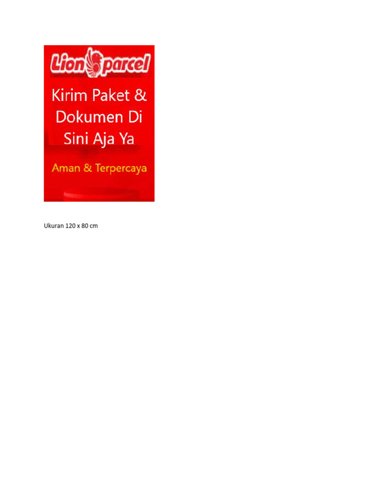 Banner Lion Parcel | PDF