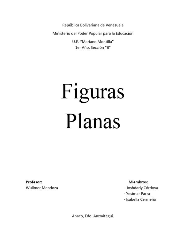 Figuras Planas | PDF | Triángulo | Geometría