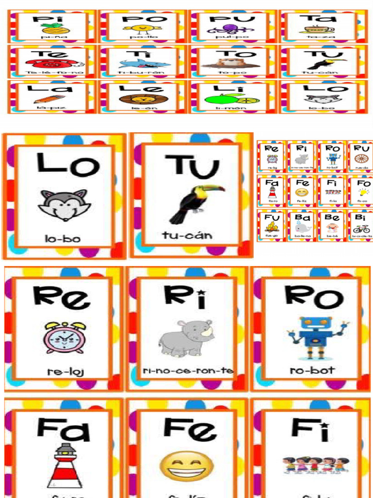 Cartilla de Fonemas | PDF