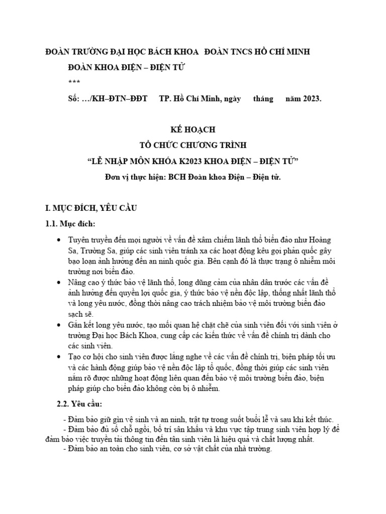 2023_KHTK-Chuong-trinh-tuyen-truyen-ve-bien-dao-K2023 | PDF