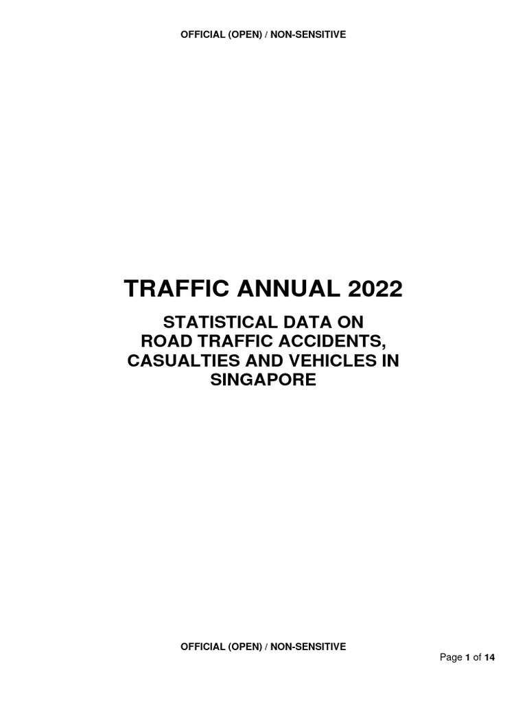 SPF Traffic Annual 2022 | PDF | Traffic Collision | Truck