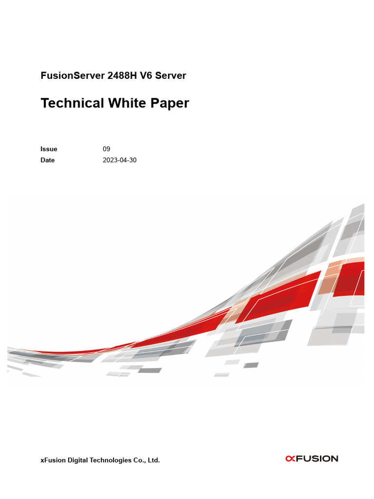 FusionServer 2488H V6 Server Technical White Paper | PDF | Solid State ...