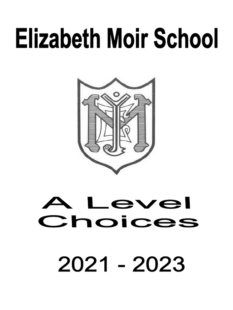 A Level Course Overview at Elizabeth Moir School | PDF | Mathematics ...