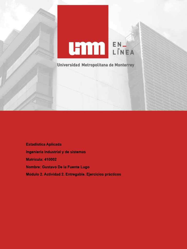 Módulo 2. Actividad 2. Entregable. Ejercicios Prácticos | PDF