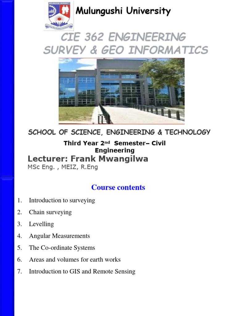 1-Introduction To Surveying | Download Free PDF | Surveying | Significant Figures