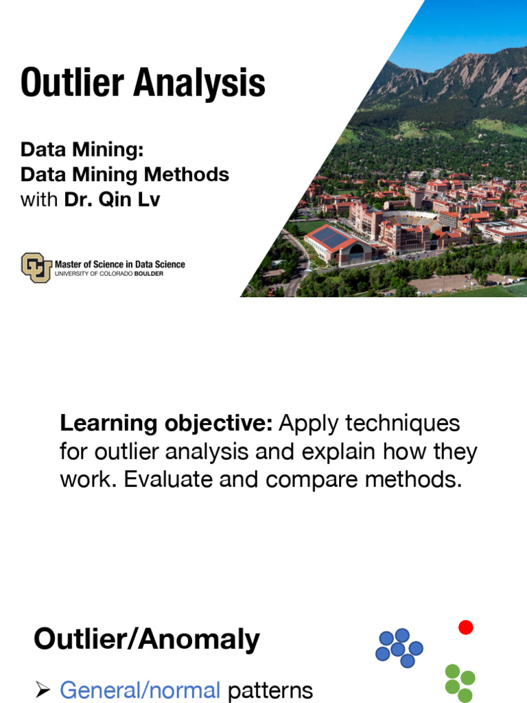 Outlier Analysis | PDF | Outlier | Machine Learning