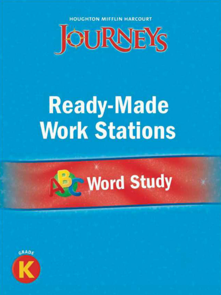 Journeys GK Ready-Made Word Study Flipchart | PDF