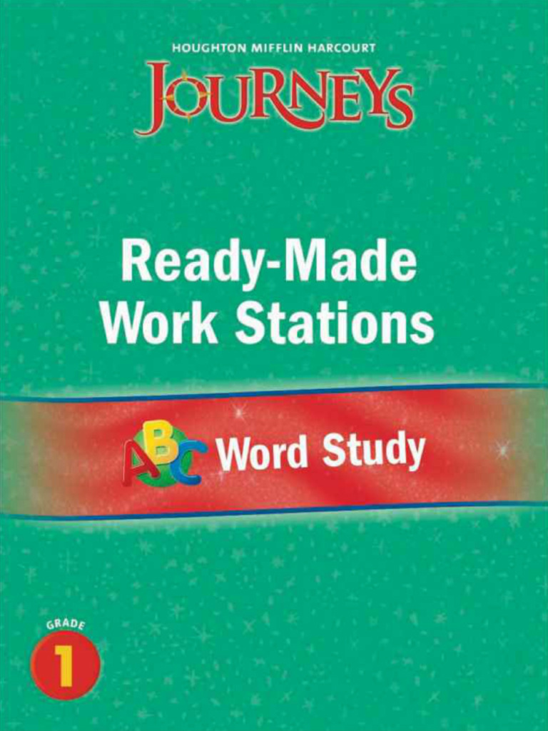 Journeys G1 Ready-Made Word Study Flipchart | PDF