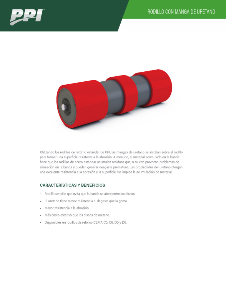 PPI 060-04 SP Urethane Sleeve Roll | PDF