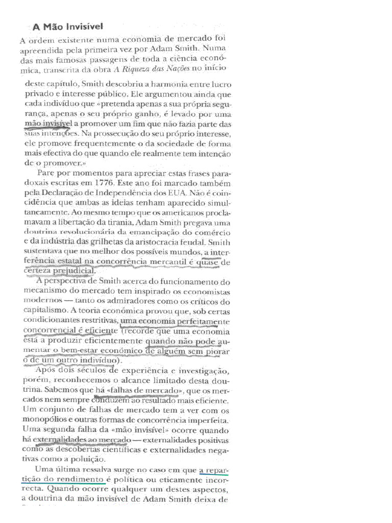 A Mão Invisível de Adam Smith | PDF