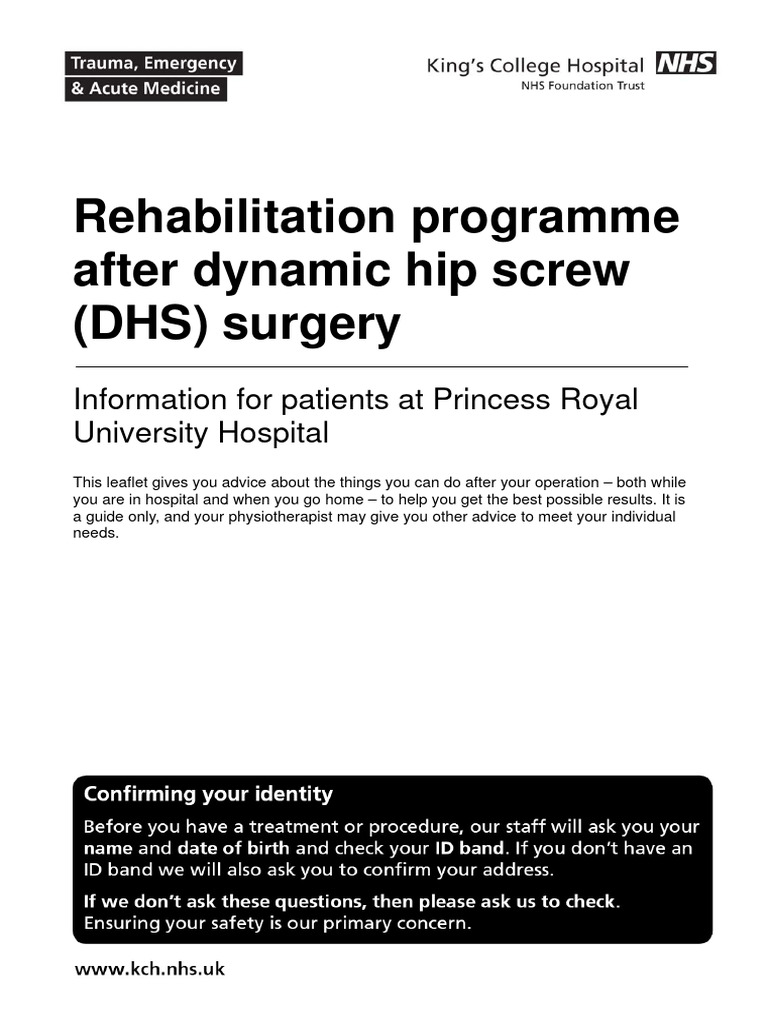 PL - 761.1 - Rehabilitation Programme After Dynamic Hip Screw (DHS ...