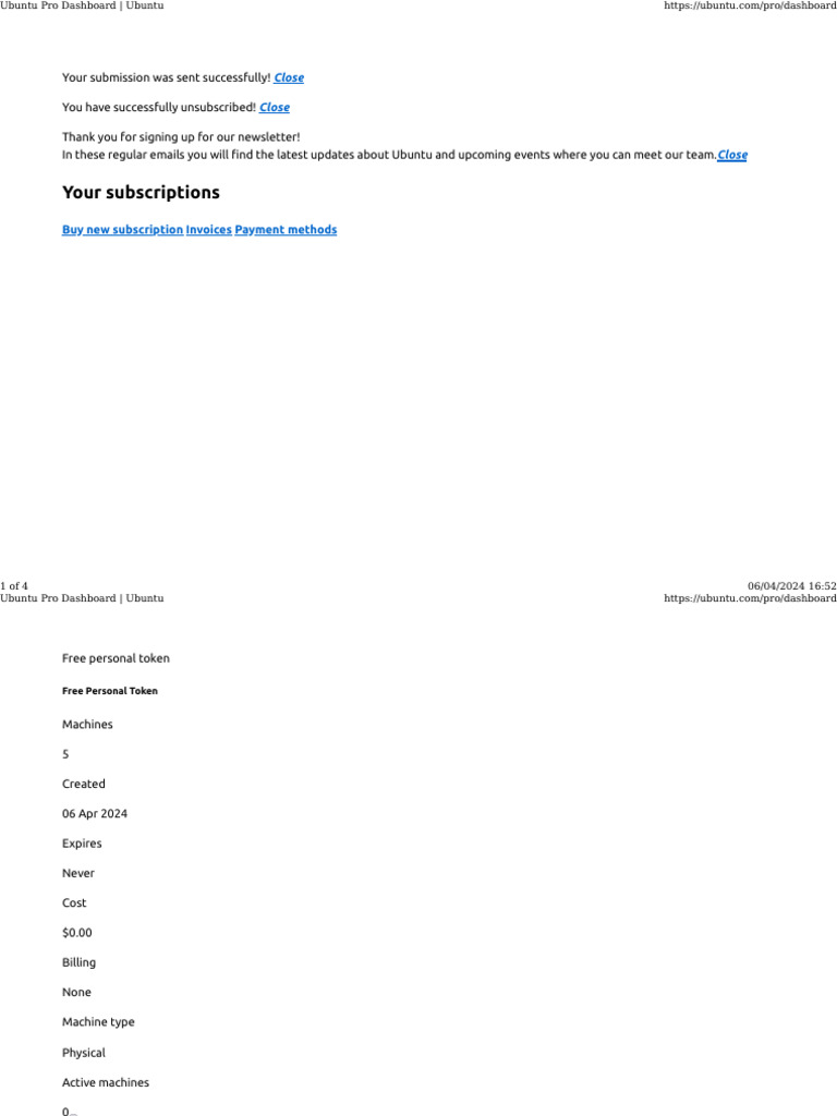 Ubuntu Pro Dashboard Ubuntu | PDF | Software Engineering | Systems Engineering