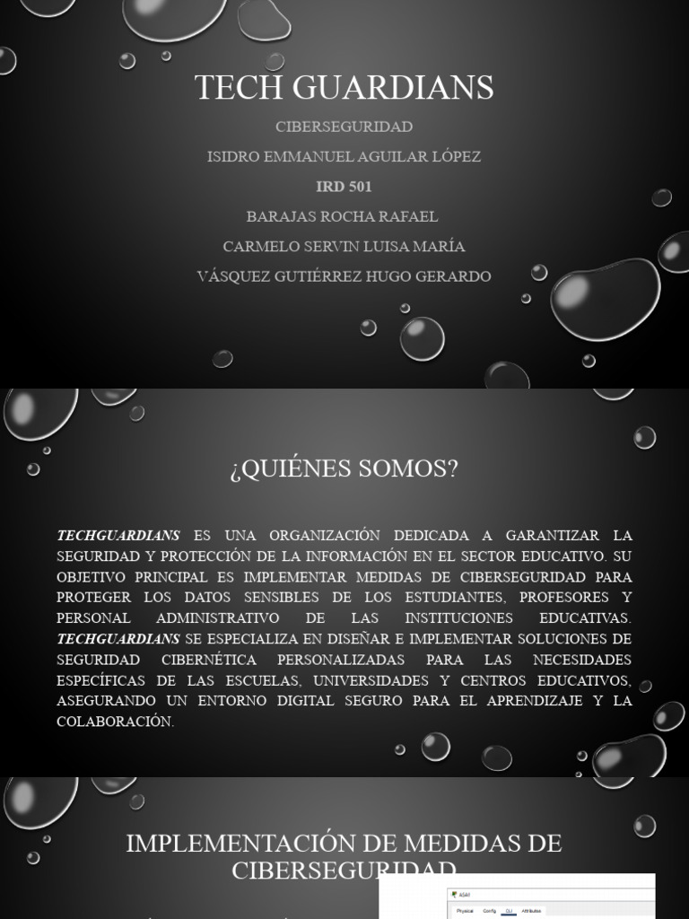 Tech Guardians | PDF | La seguridad informática | Seguridad