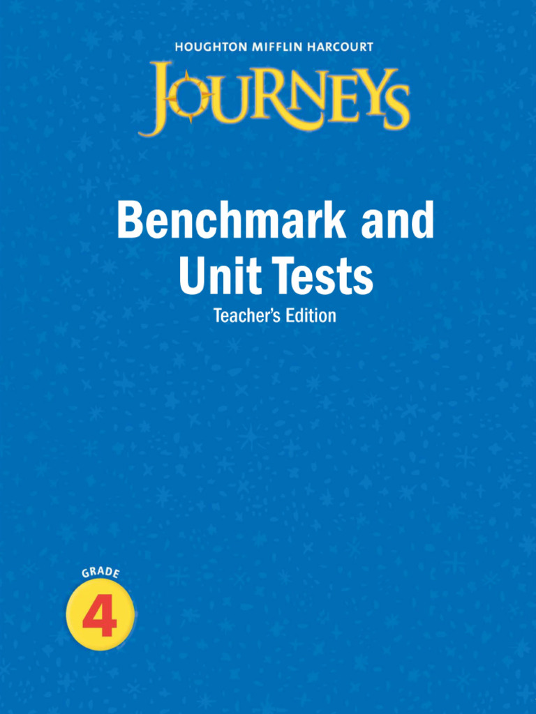 Journeys G4 Benchmark Test and Unit Test TE | PDF