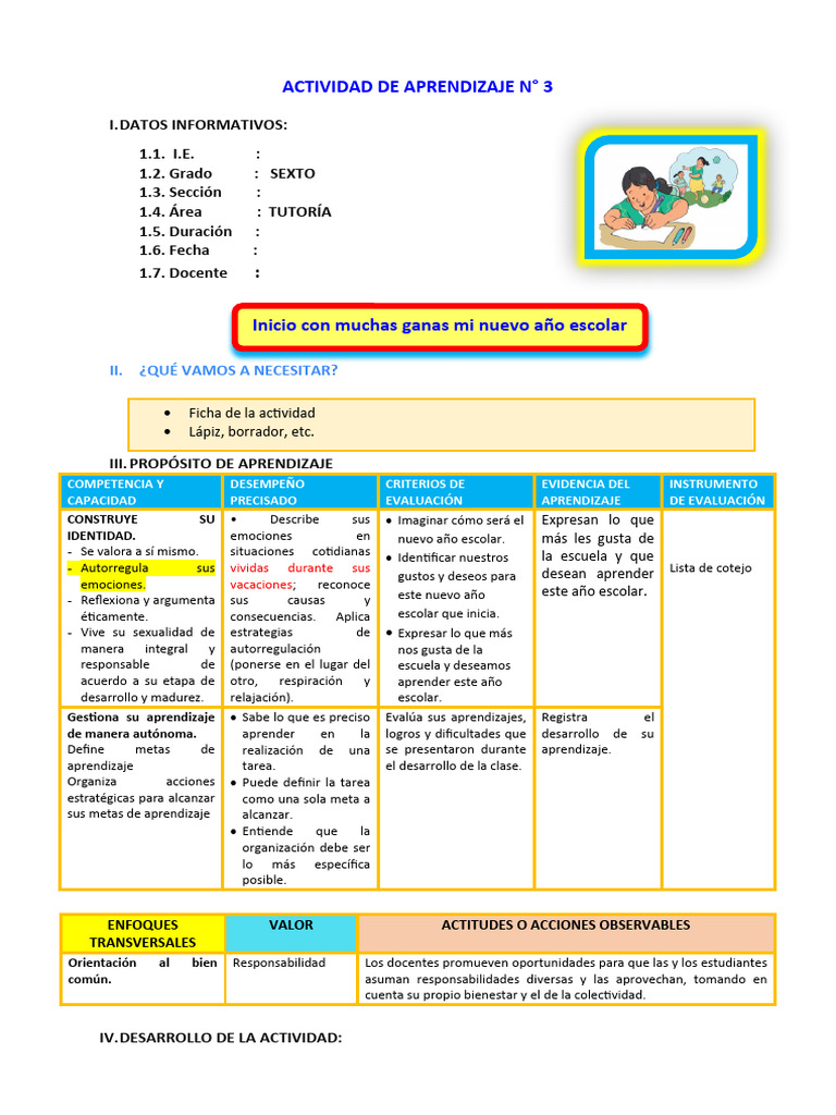 Actividades de Fin de Año Escolar | PDF | Evaluación | Aprendizaje