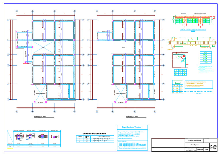 Plano de Losa Aligerada | PDF