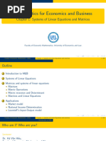 Mathematics For Management | PDF | Matrix (Mathematics) | Mathematics