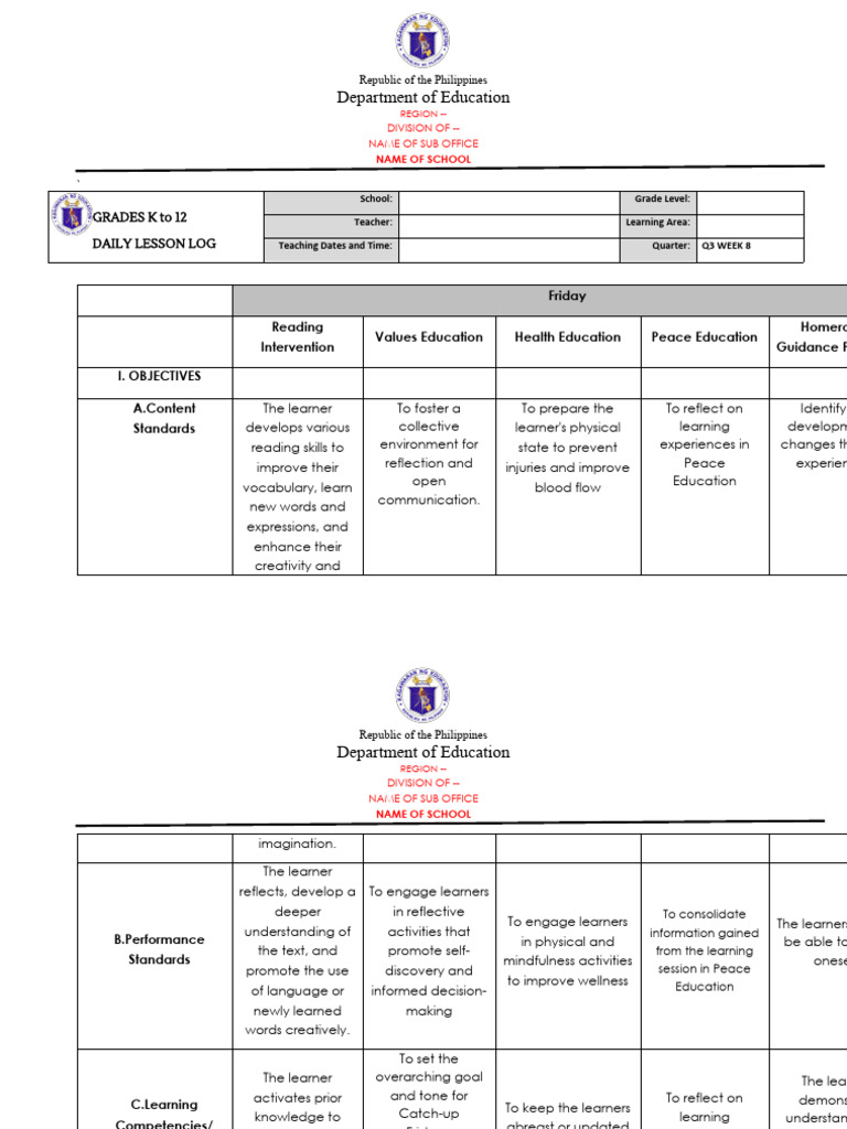 DLL Catch Up Friday Week 8 | PDF | Learning | Human Communication