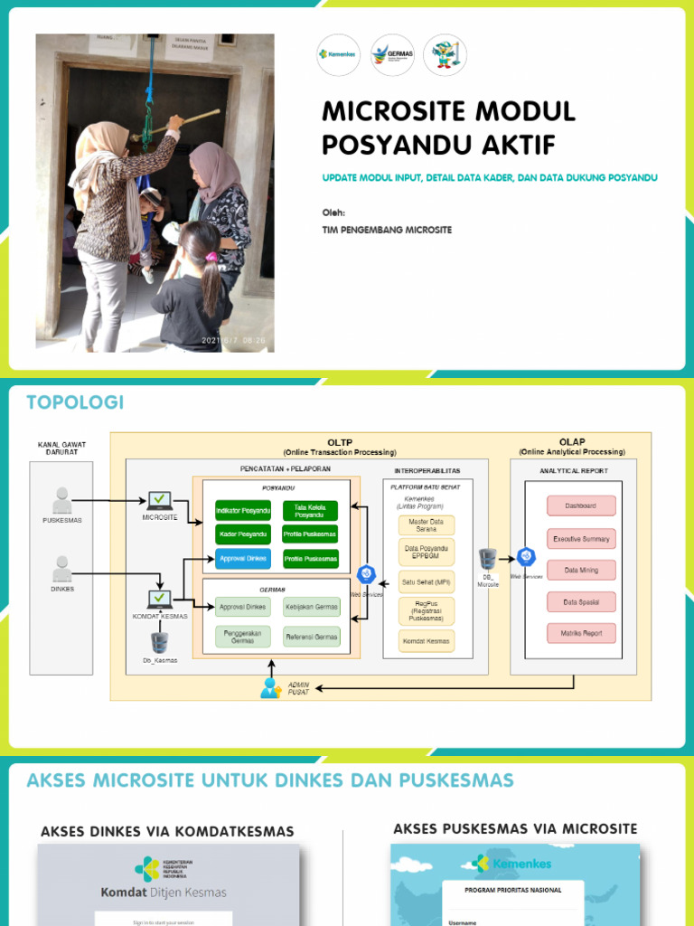 Update Modul Input Data Kader Posyandu | PDF