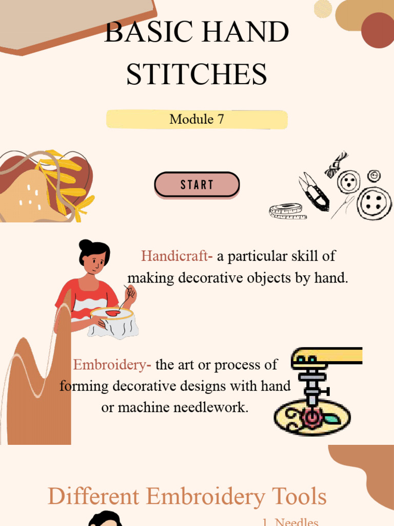 Basic hand stitches | PDF