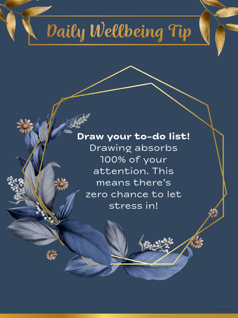 Daily Wellbeing Tips for Adults | PDF | Laughter