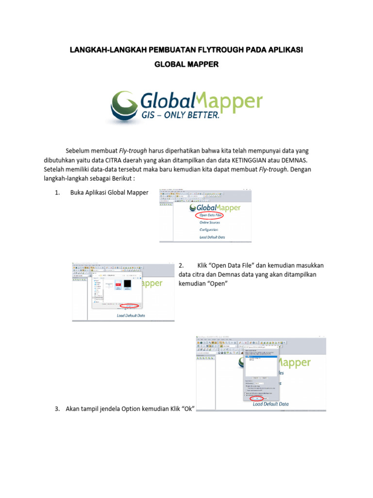 Cara Membuat Fly-through di Global Mapper | PDF | Komputer