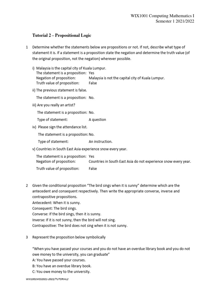 T02 Propositional Logic Pdf Interpretation Philosophy Formalism Deductive 2292