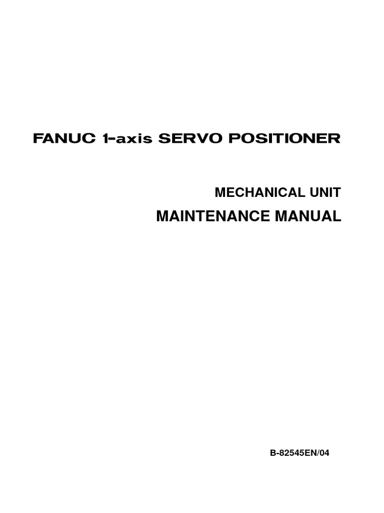 Servo Positioner Maintenance Guide | PDF