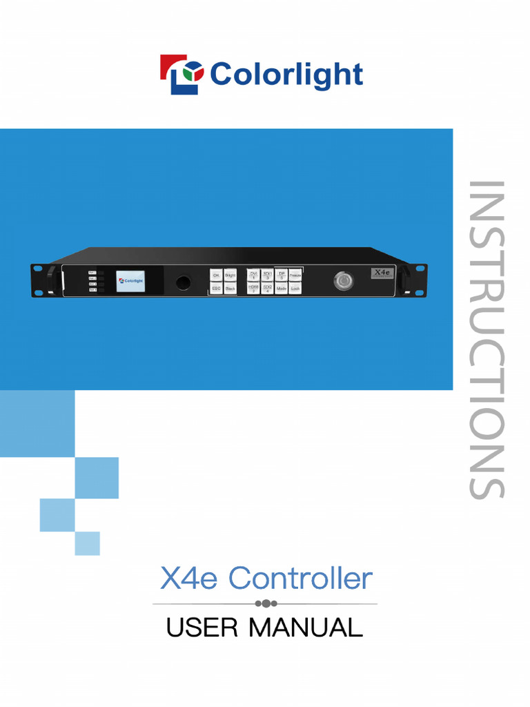 Colorlight X6 User Manual | PDF | Hdmi | Video