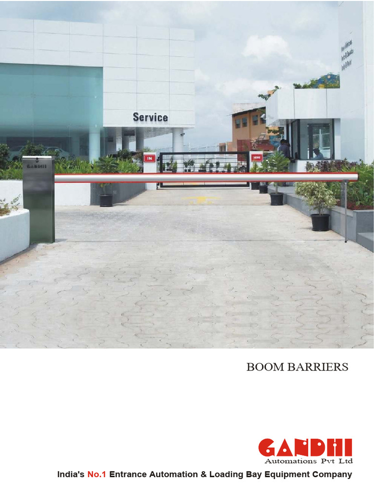 Gandhi Automations Boom Barriers Overview | PDF | Traffic Light ...