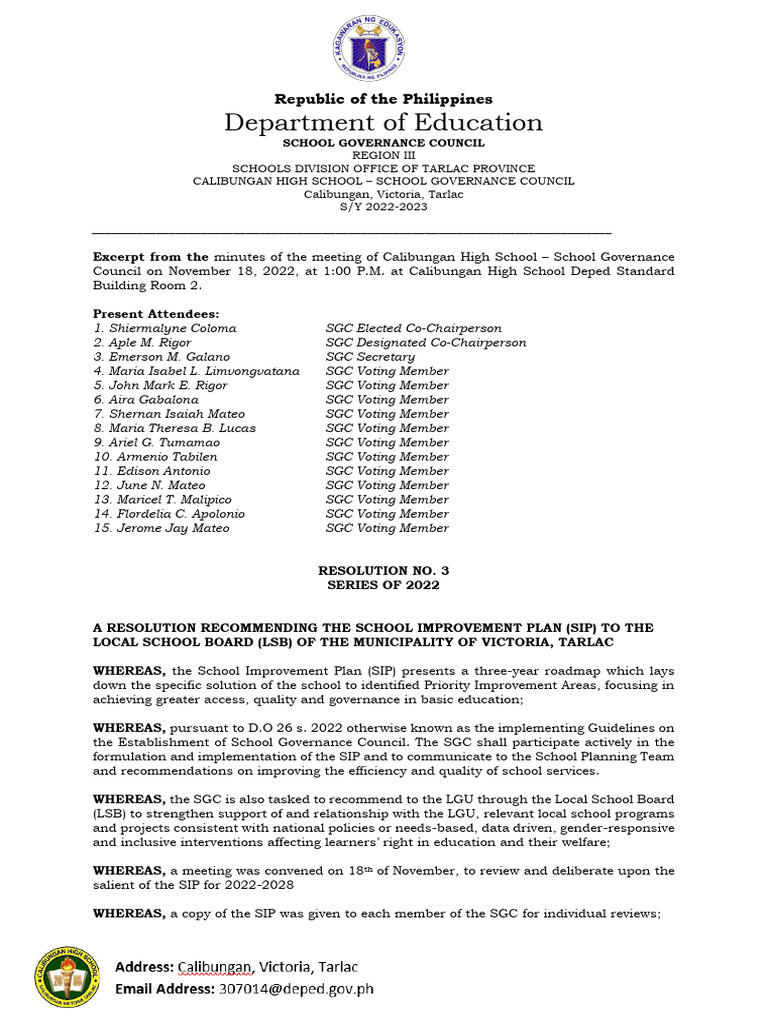 SGC-Resolution-3 LSB | PDF