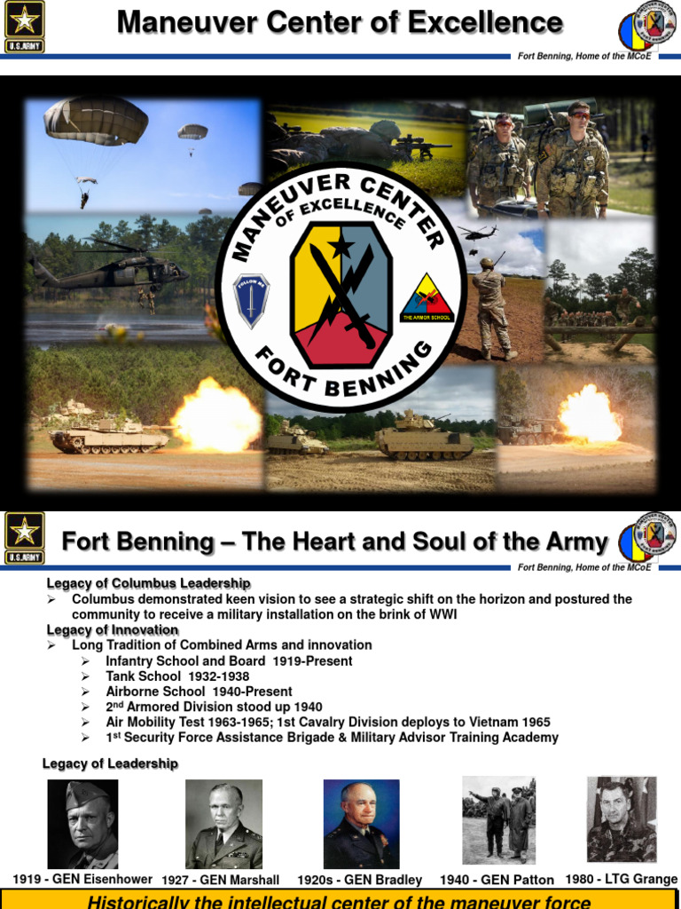 2018 US-Army-MCoE Overview Brief | PDF | United States Army | Military ...