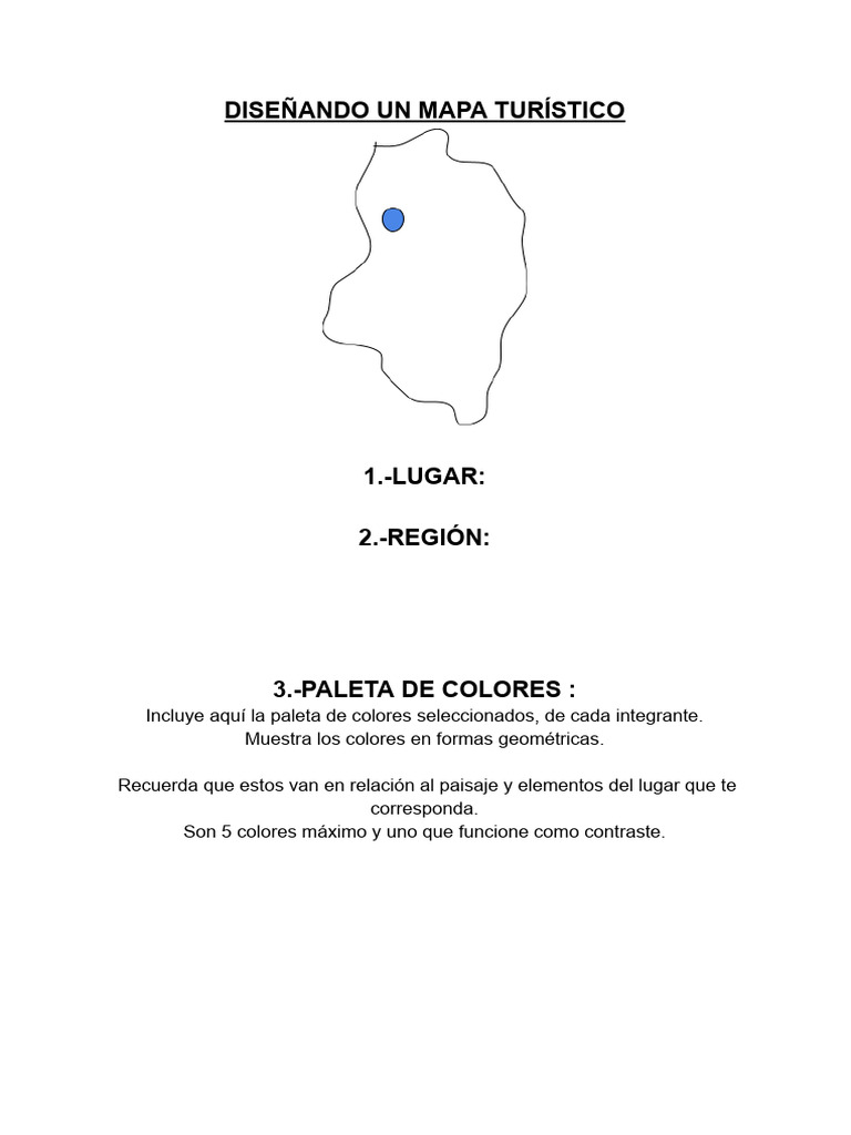 Diseñando Un Mapa Turístico | PDF