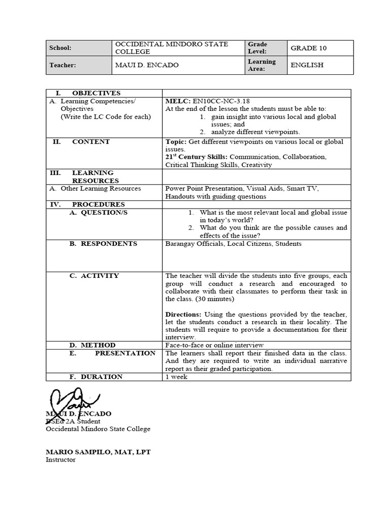 MAUI Inquiry Based Learning LP | PDF | Learning | Cognition