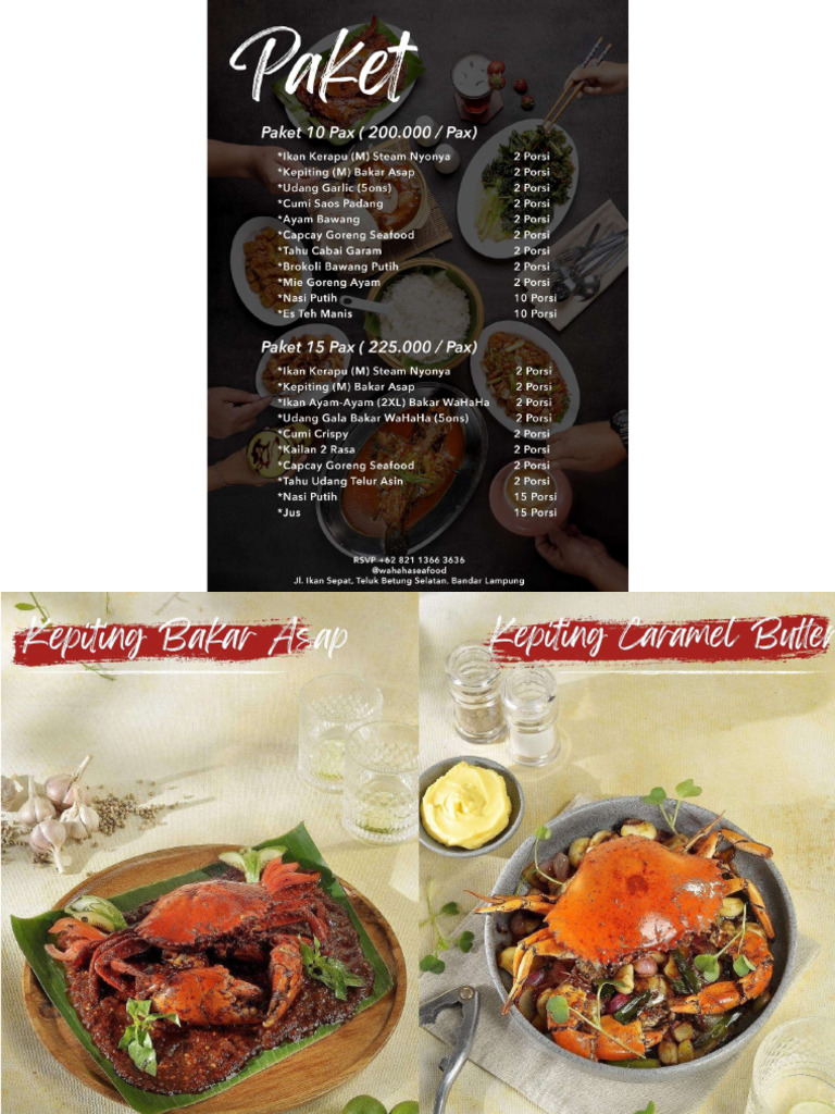 2024 Wahaha Menu | PDF