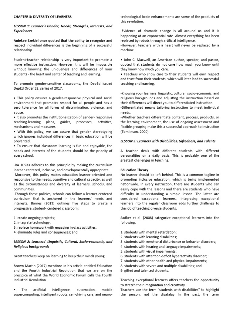 FS1 Midterm Reviewer | PDF | Learning | Curriculum FS1 Midterm Reviewer | PDF | Learning | Curriculum