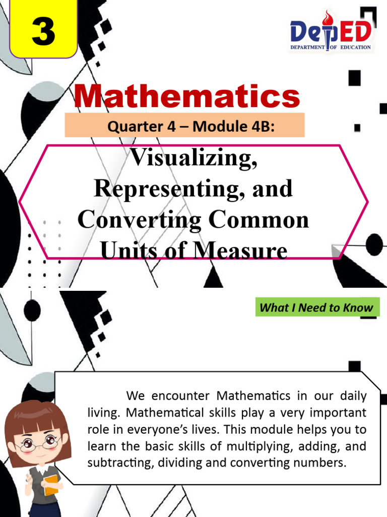 Math 3 Q4 Module 4B | PDF | Weight | Kilogram