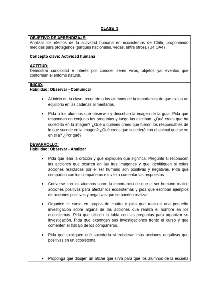 Clase 1 | PDF | Ecosistema | Entorno natural