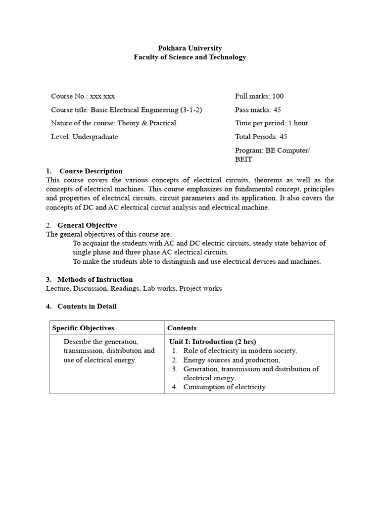 Basic Eletrical Engineering 1 | PDF | Electrical Network | Ac Power